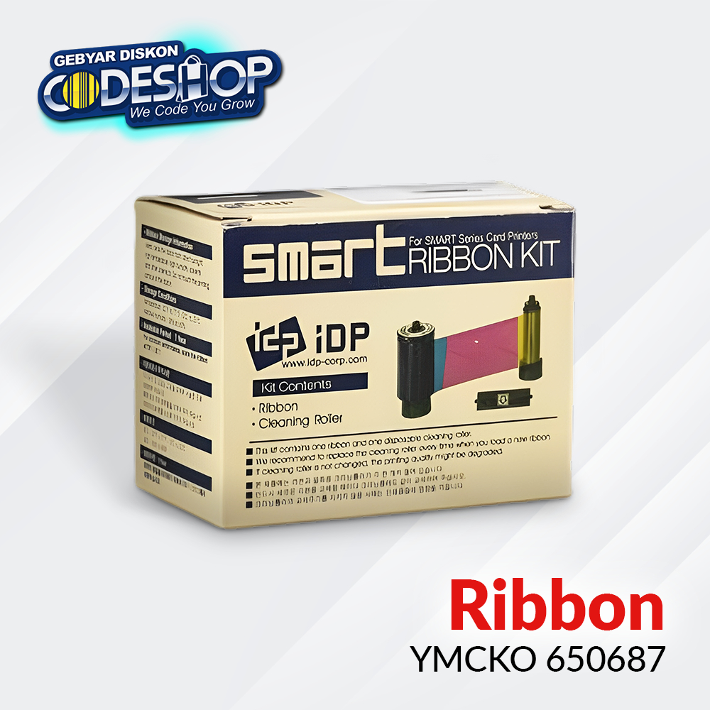 Jual IDP Ribbon Kit Color YMCKO SMART SMXDC-P-YMCKO 250 Prints 650687 ...