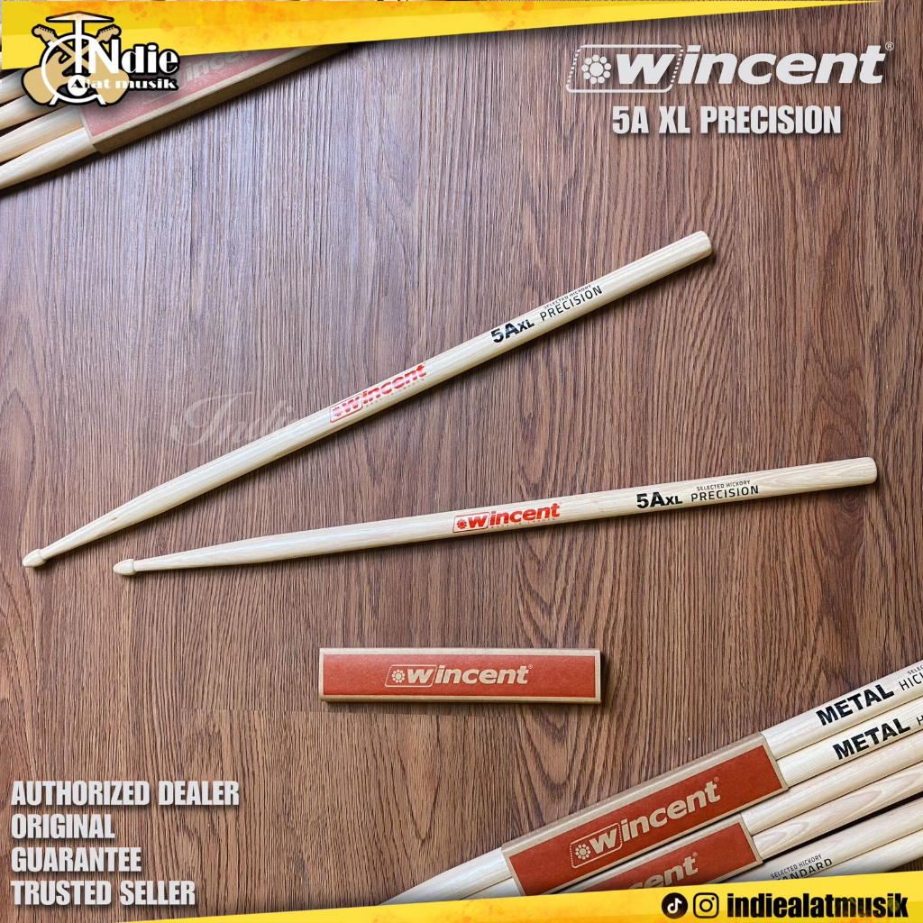 Jual Stick Drum Wincent 5AXL Precision Teardrop Tip | Shopee Indonesia