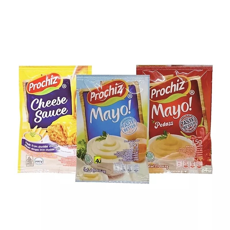 Jual PROCHIZ Mayo / Cheese Sauce Sachet 18 gr | Shopee Indonesia
