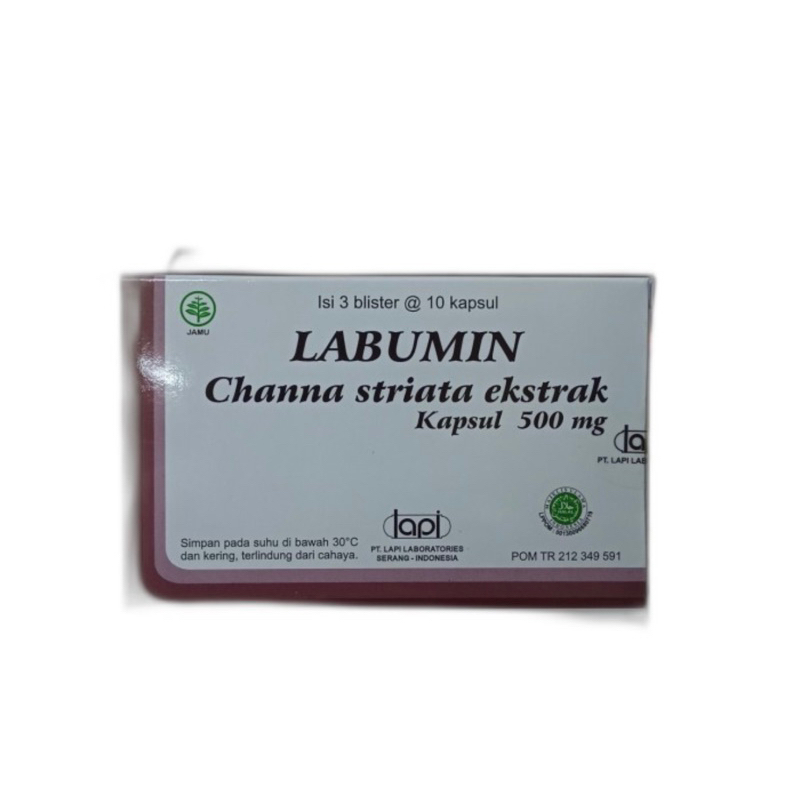 Jual Labumin strip 10 tablet ( ekstrak channa striata mempercepat ...