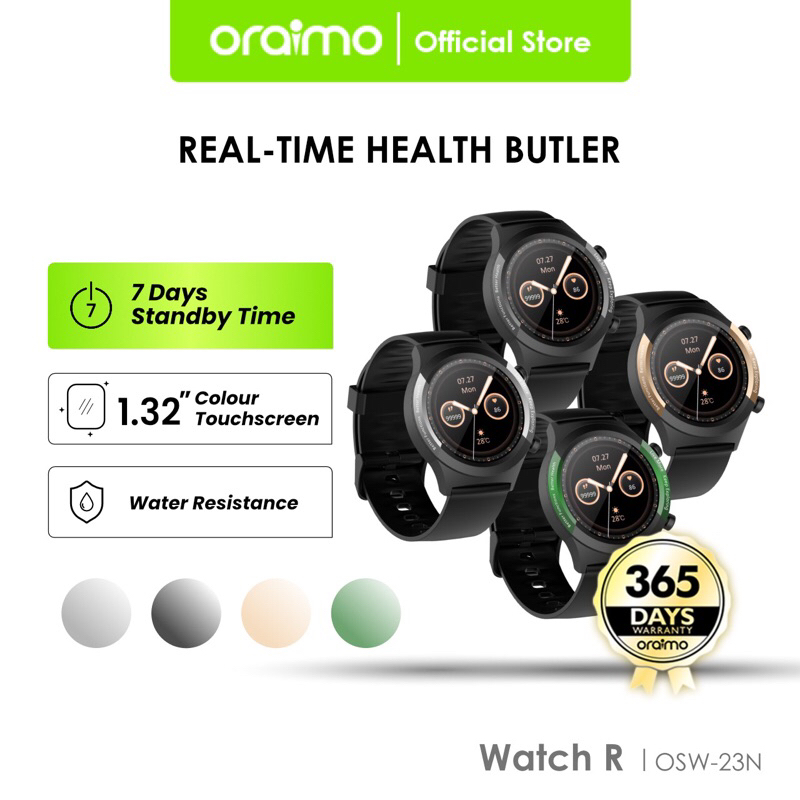 Jual Oraimo OSW-23N Watch R Smart Watch Jam Tangan Pintar 4 Warna ...