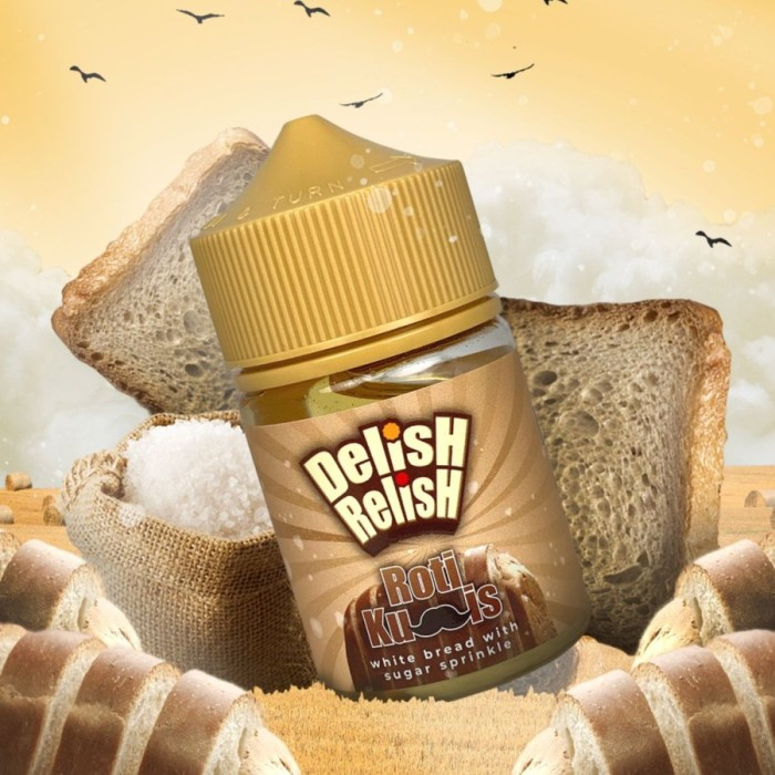 Jual DELISH RELISH ROTI KUMIS 60ML White Bread with Sugar Sprinkle ...