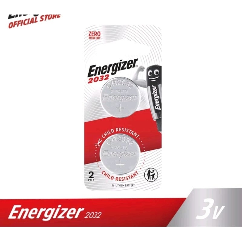 Jual Baterai 2032 Baterai Remote Baterai Timbangan Energizer | Shopee ...