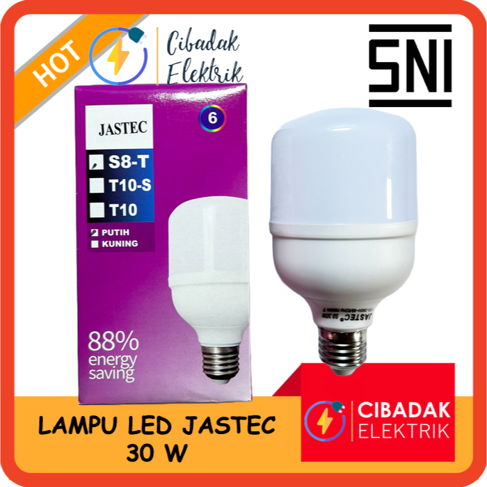Jual LAMPU LED BULB 30 WATT JASTEC / LED BULB 30W / LAMPU BOHLAM 30 W ...
