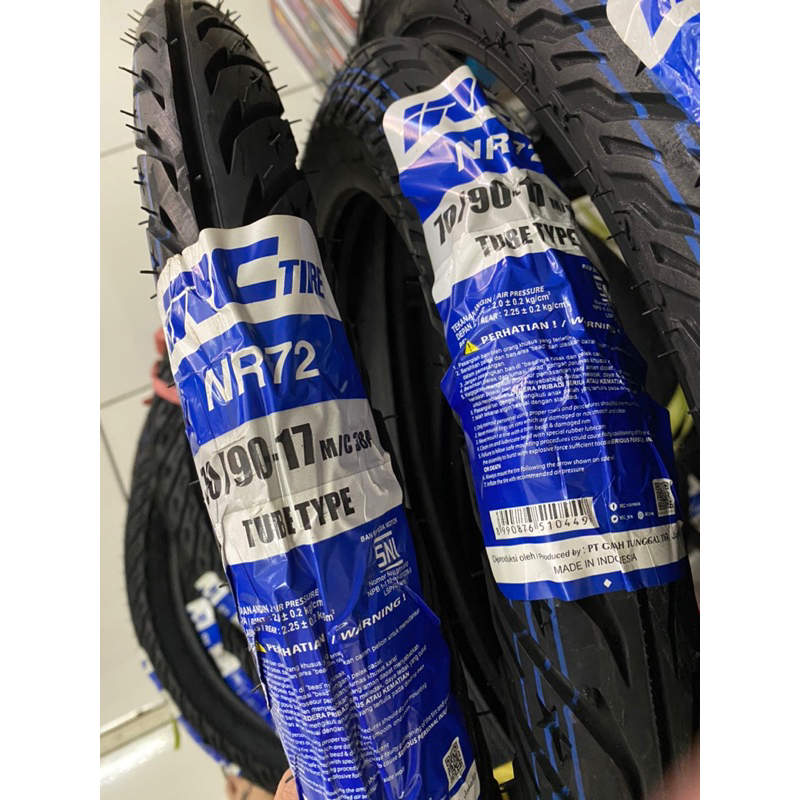 Jual Ban Luar Ring 17 IRC 70/90-17 NR72, NR73, NR69 TUBE TYPE (BUKAN ...