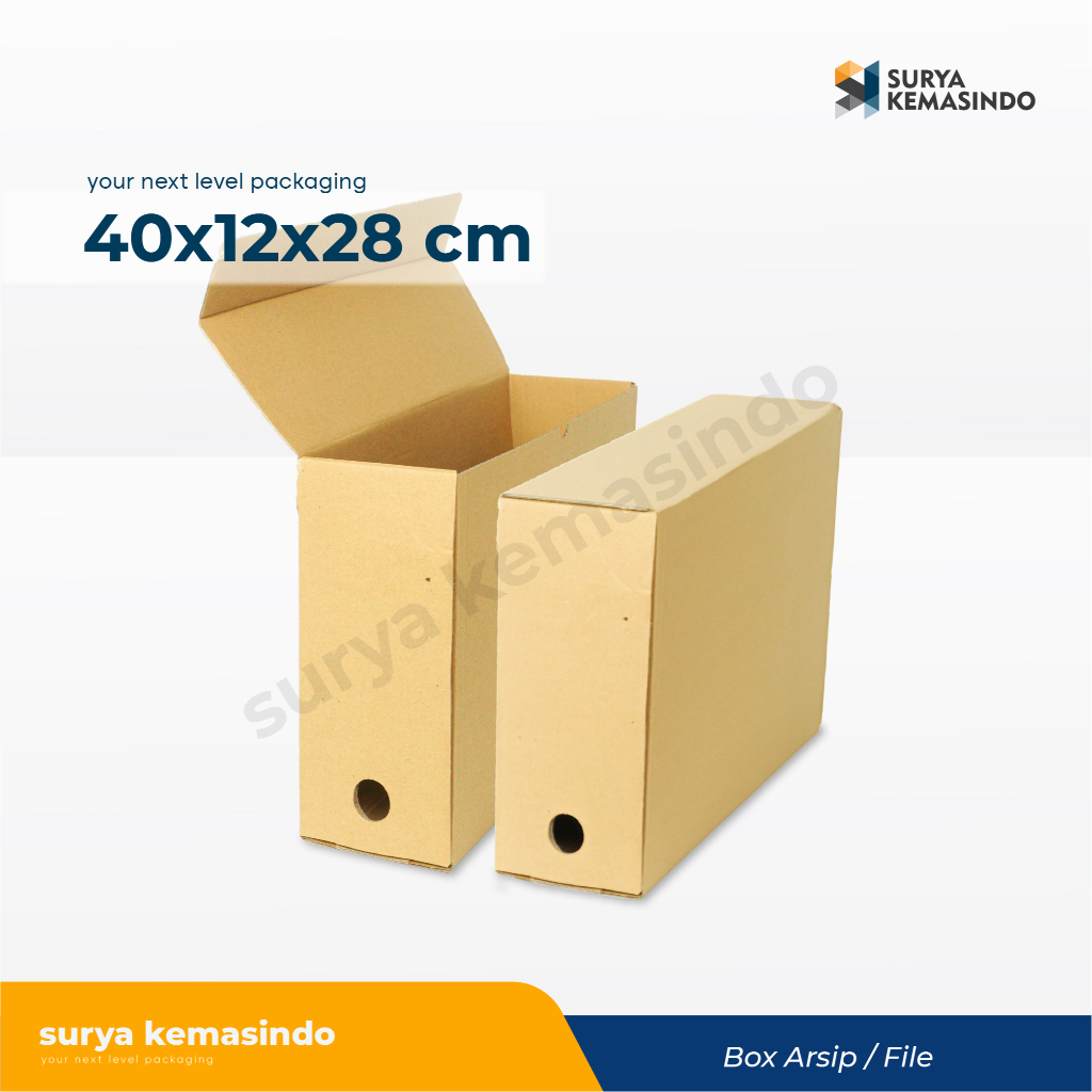 Jual Box File 40x12x28 cm Kardus/Arsip/File/Filebox/document ...