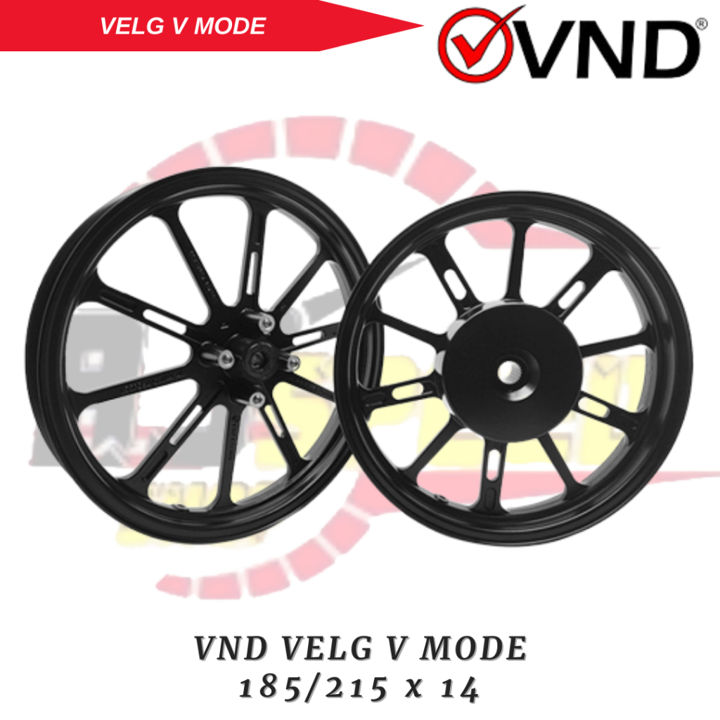 Jual VND Racing Velg V Mode Ring 14 Ukuran 185 215 Beat Mio Vario 110 ...