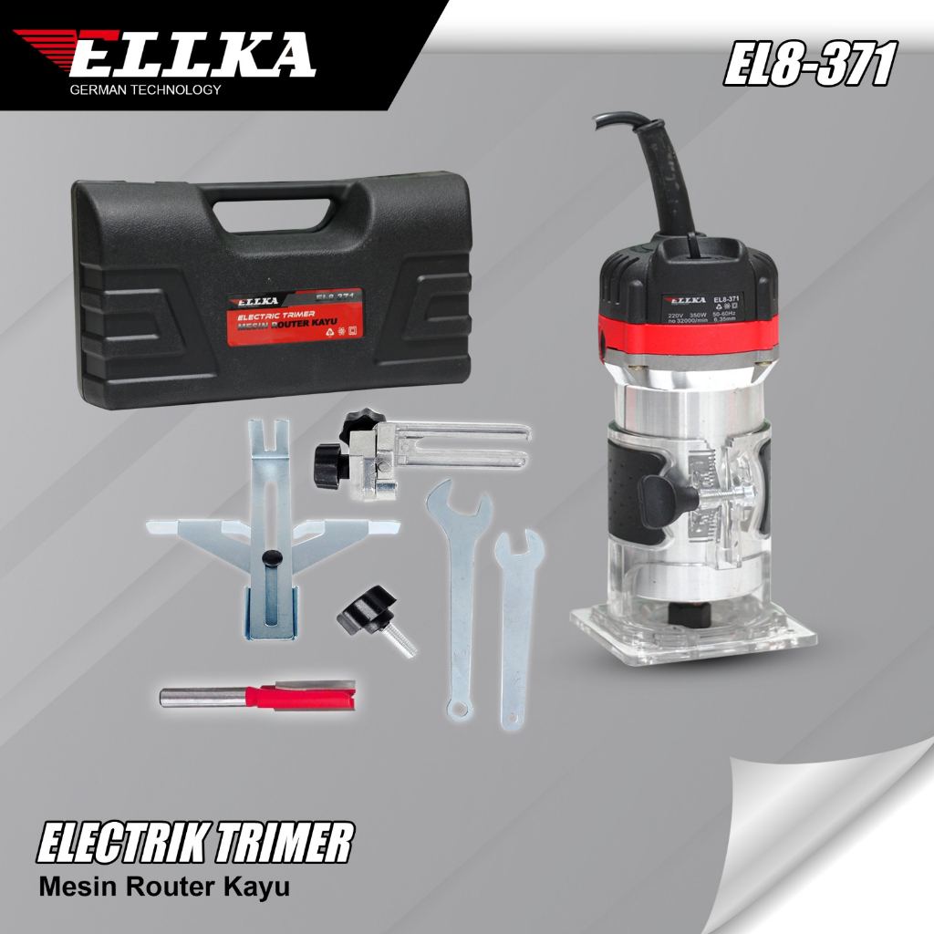 Jual Mesin Router Kayu Electric Trimmer ELLKA Mesin Profil Kayu 6mm ...