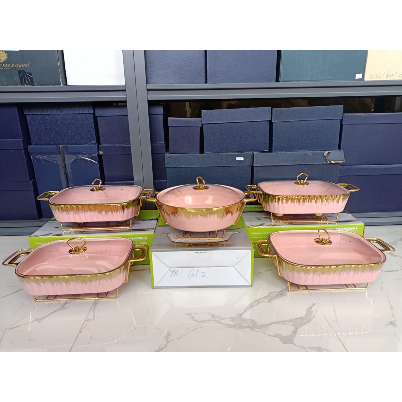 Jual set prasmanan keramik 13 dan 15 inch isi 5/prasmanan marble putih ...