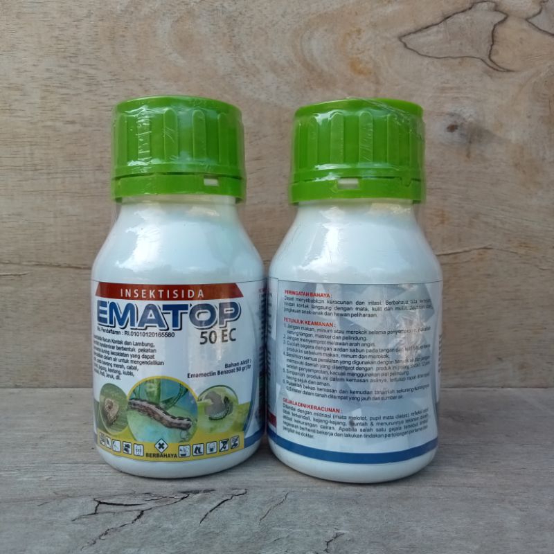 Jual Obat Hama ulat Ematop 50 Ec 250 ml Insektisida pembasmi Hama ulat ...