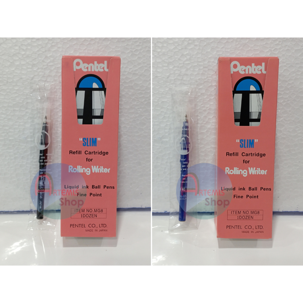 Jual Refill | Isi Pulpen Pentel 0.8 mm | Shopee Indonesia