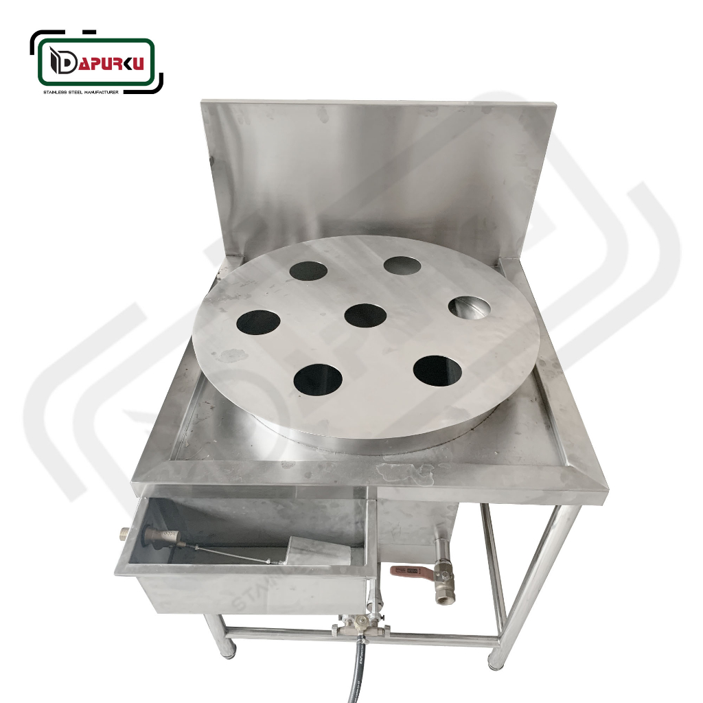 Jual Steamer Dimsum Stainless 7 Lubang utk Krakat Kayu / Panci Besar ...