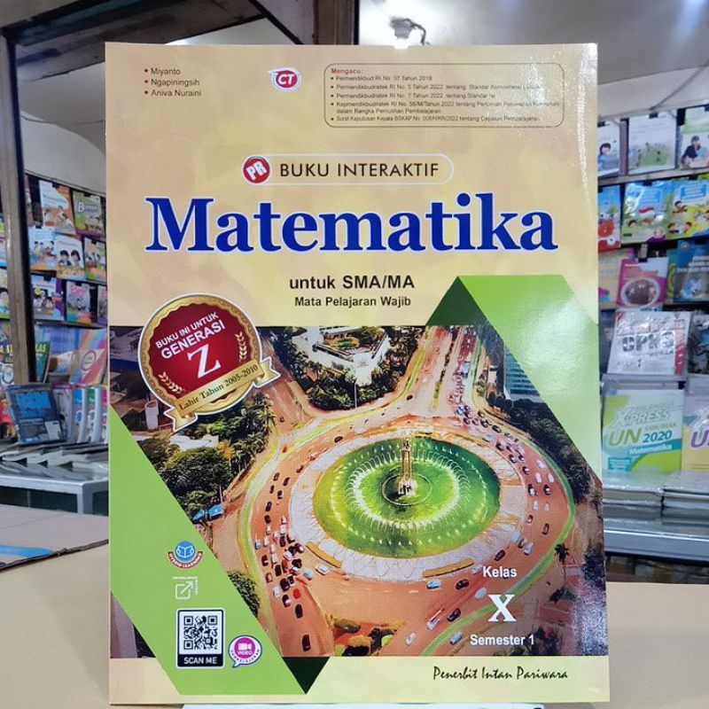 Jual Buku PR/LKS interaktif Matematika wajib kelas X,10 semester 1 (K13 revisi) intan pariwara ...