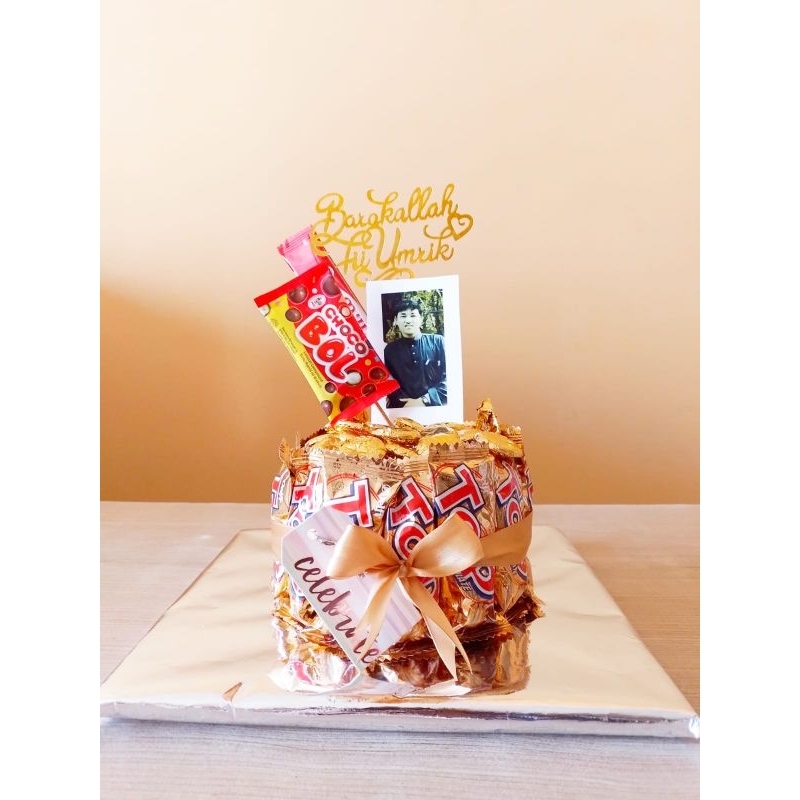 Jual . 1 susun Snack Tower Cake Delfi Top Ulang Tahun Mewah Murah ...