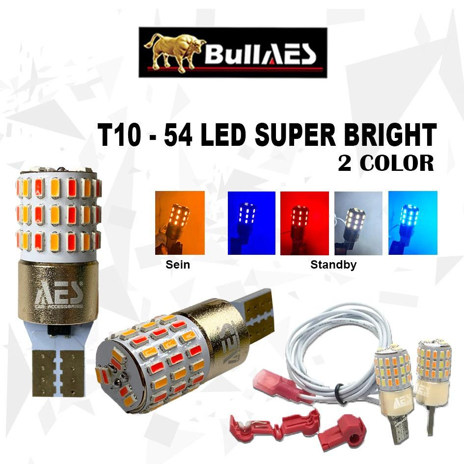 Jual Lampu LED Bullaes AES senja + Sein T10 2 in 1 aerox Nmax universal ...