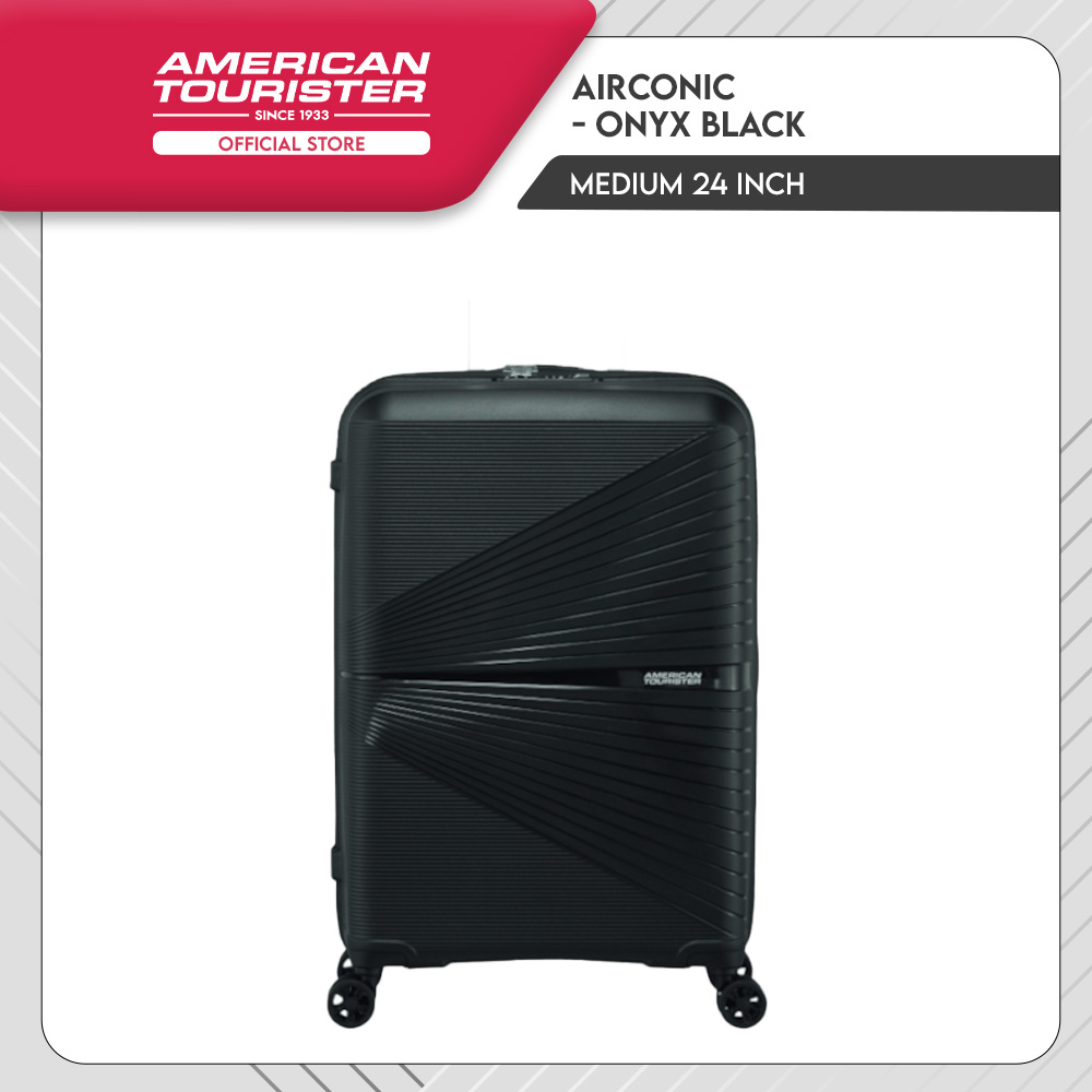 Jual American Tourister Airconic Koper Hardcase Medium 24 Inch - Onyx ...