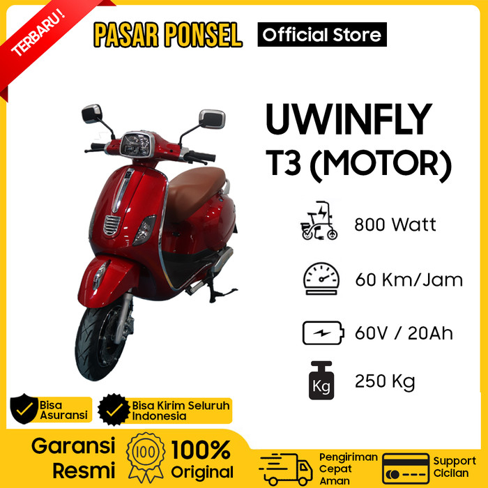 Jual UWINFLY T3 MOTOR LISTRIK GARANSI RESMI TERMURAH | Shopee Indonesia