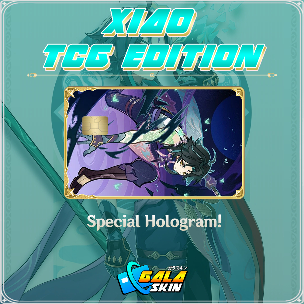 Jual Stiker Sticker Skin Kartu Atm Genshin Impact Hu Tao Yae Miko Xiao ...