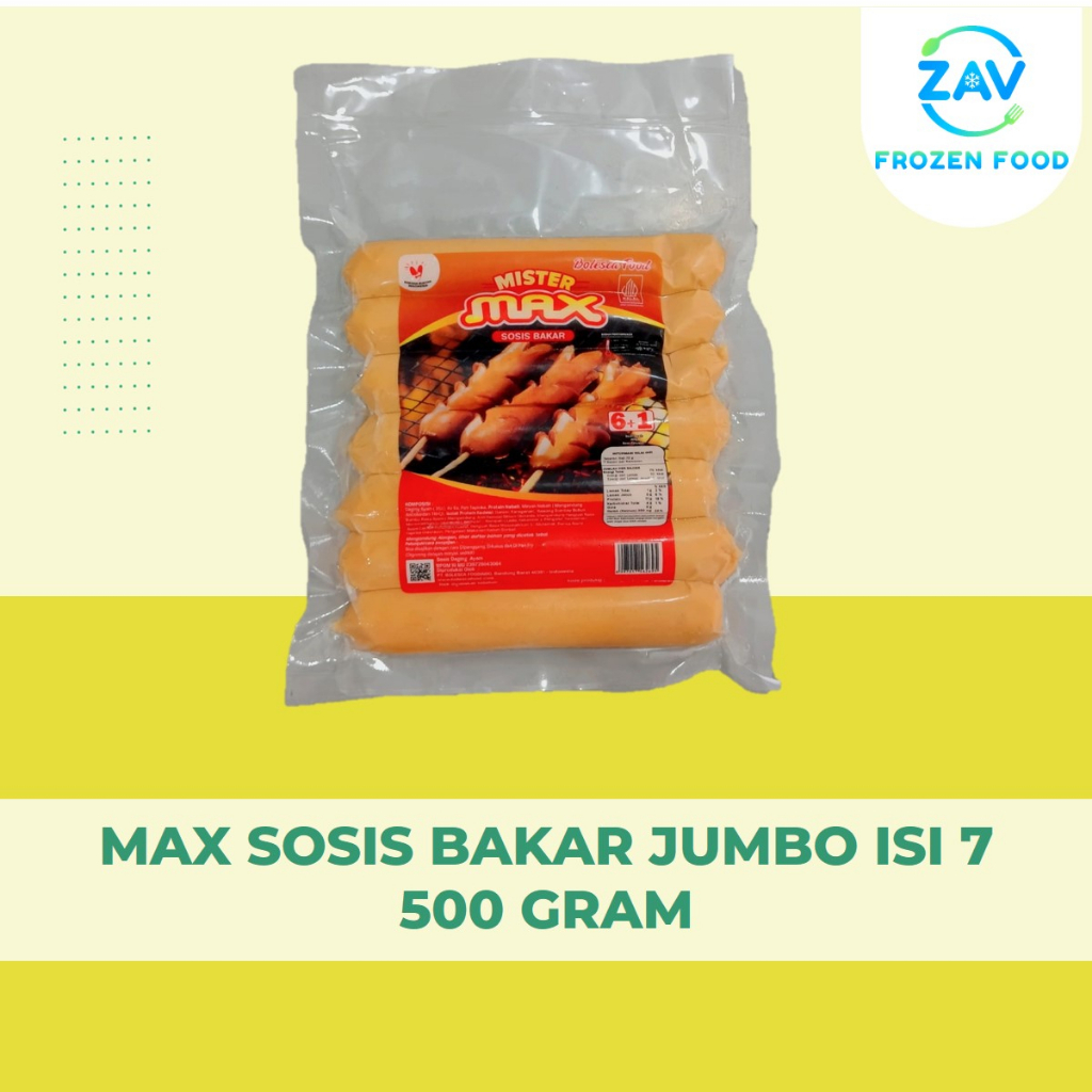 Jual MAX SOSIS BAKAR JUMBO ISI 7 500 GRAM | Shopee Indonesia