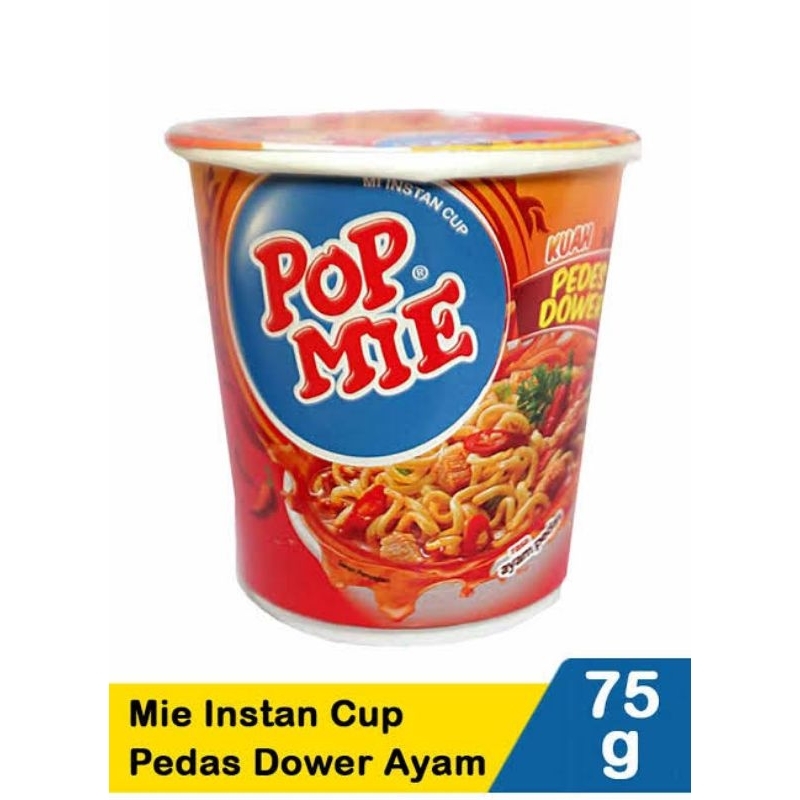 Jual Pop Mie Goreng Pedas Dower 75gr | Shopee Indonesia