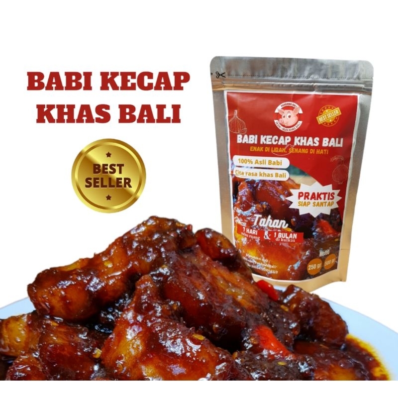Jual Babi kecap Pandawa oleh oleh khas Bali | Shopee Indonesia