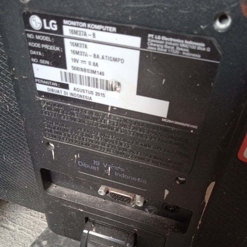 Jual mesin monitor komputer LG 16m37a-b 16m37a | Shopee Indonesia