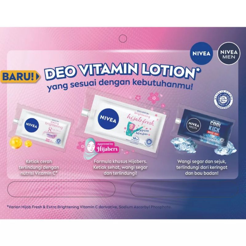 Jual NIVEA DEODORANT DEO LOTION SACHET 9ML | Shopee Indonesia