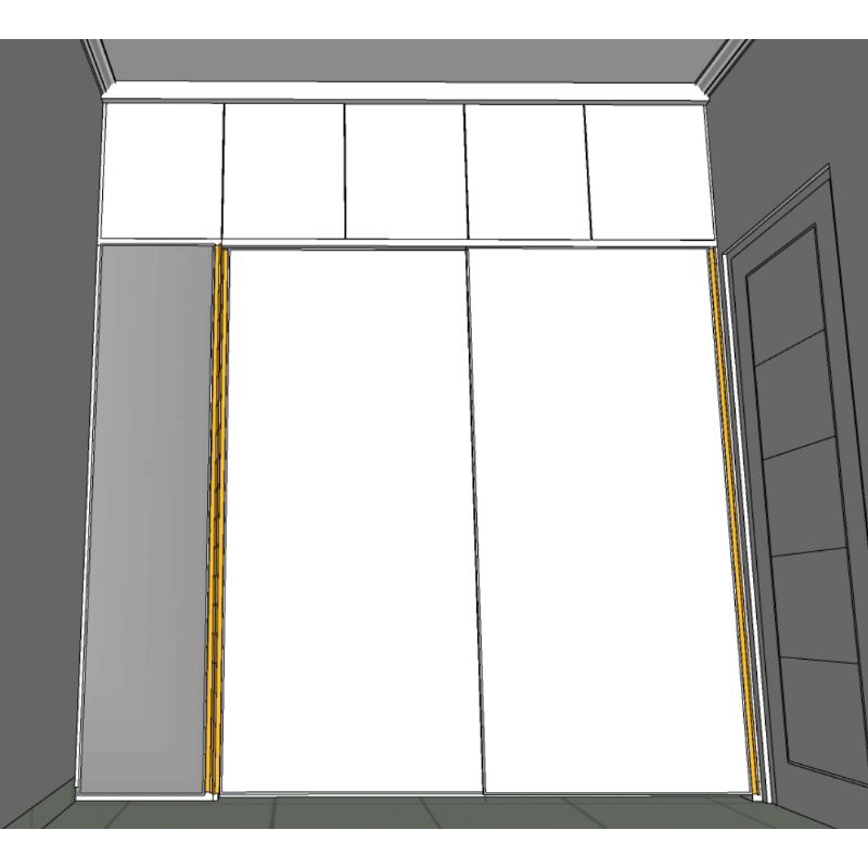Jual Wardrobe - Lemari PVC Board Finishing HPL - Bpk Ganda Cakung ...