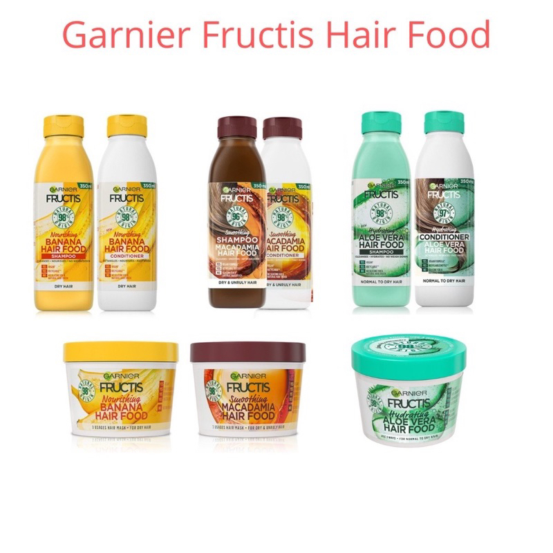 Jual Garnier Fructis Hair Food | Garnier Shampoo | Garnier Conditioner ...