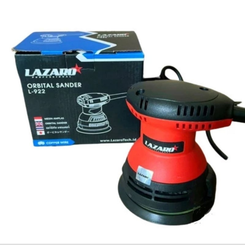 Jual Mesin Amplas Lazaro L922 Orbital Sander Machine Mesin Ampelas ...