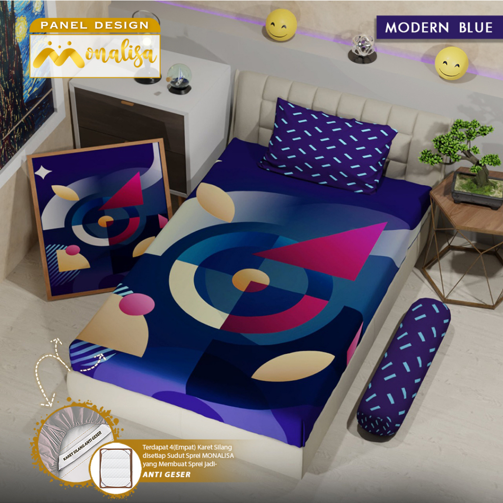 Jual Monalisa Sprei Panel Design/Desain 90X200 Aneka Motif | Shopee ...