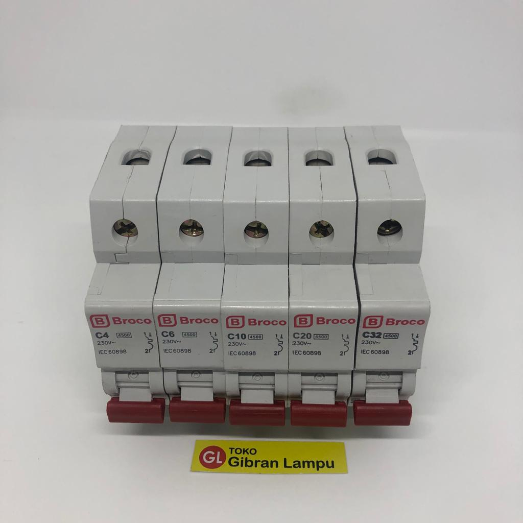 Jual MCB Broco - 1 Phase Miniature Circuit Breaker | Shopee Indonesia
