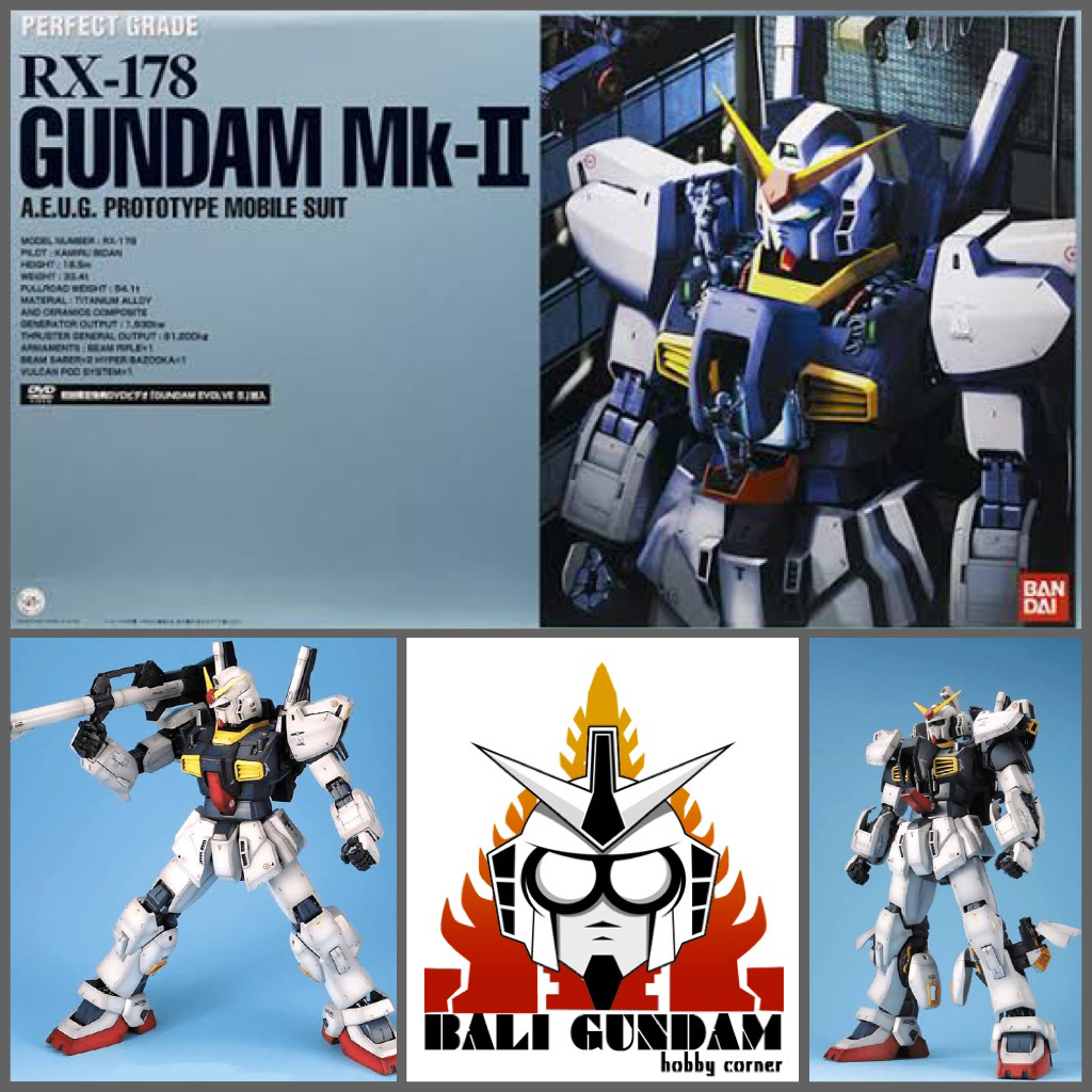Jual PG 1/60 RX-178 GUNDAM MK II AEUG Bali Gundam Hobby Corner Bandai Original | Shopee Indonesia