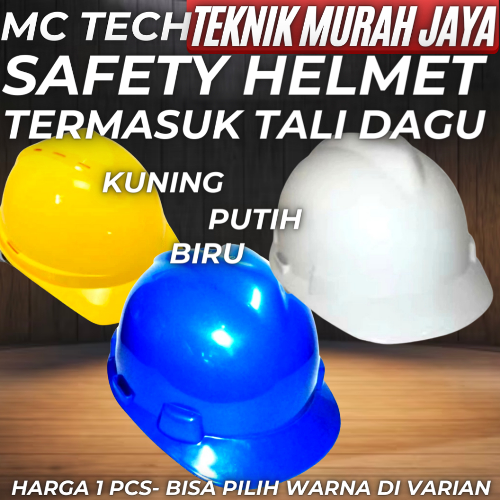 Jual MC TECH Safety Helmet Helm Proyek Sarang Fastrack PUTIH BIRU ...