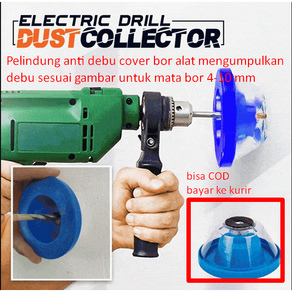 Jual Pelindung anti debu cover bor alat mengumpulkan debu sesuai gambar ...