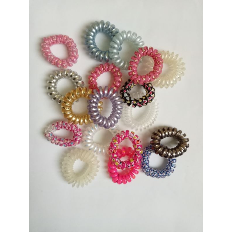 Jual KARET KUNCIR RAMBUT SPIRAL | Shopee Indonesia
