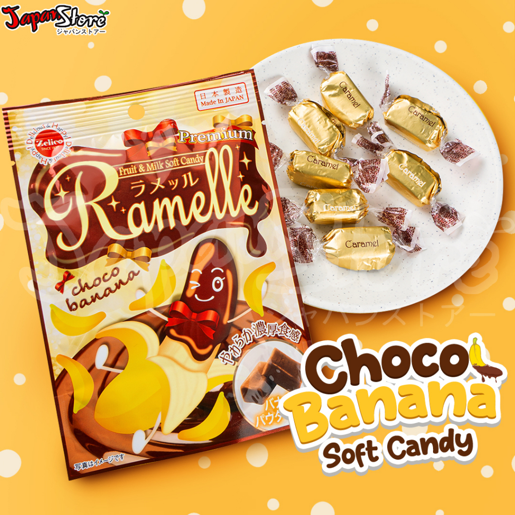 Jual Ramelle Premium Choco Banana Soft Candy | Shopee Indonesia