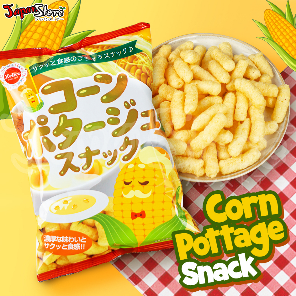 Jual Zelico Corn Pottage Snacks (Corn Puff) | Shopee Indonesia