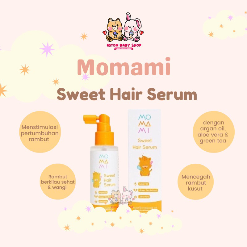Jual Momami Sweet Hair Serum 100 ml Vitamin Rambut Bayi dan Anak ...