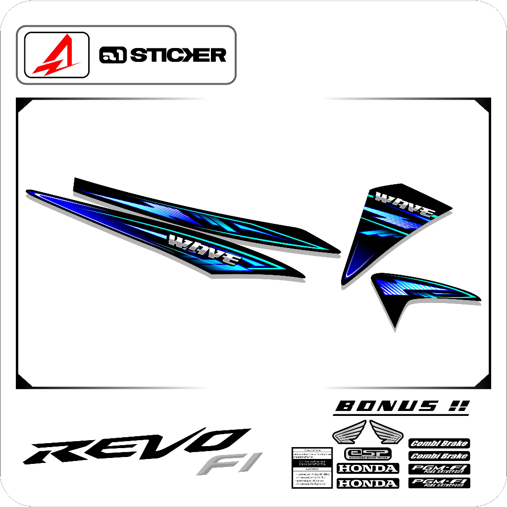Jual STRIPING REVO FIT SIMPLE/ FI / K12 / STIKER REVO FIT / STICKER ...