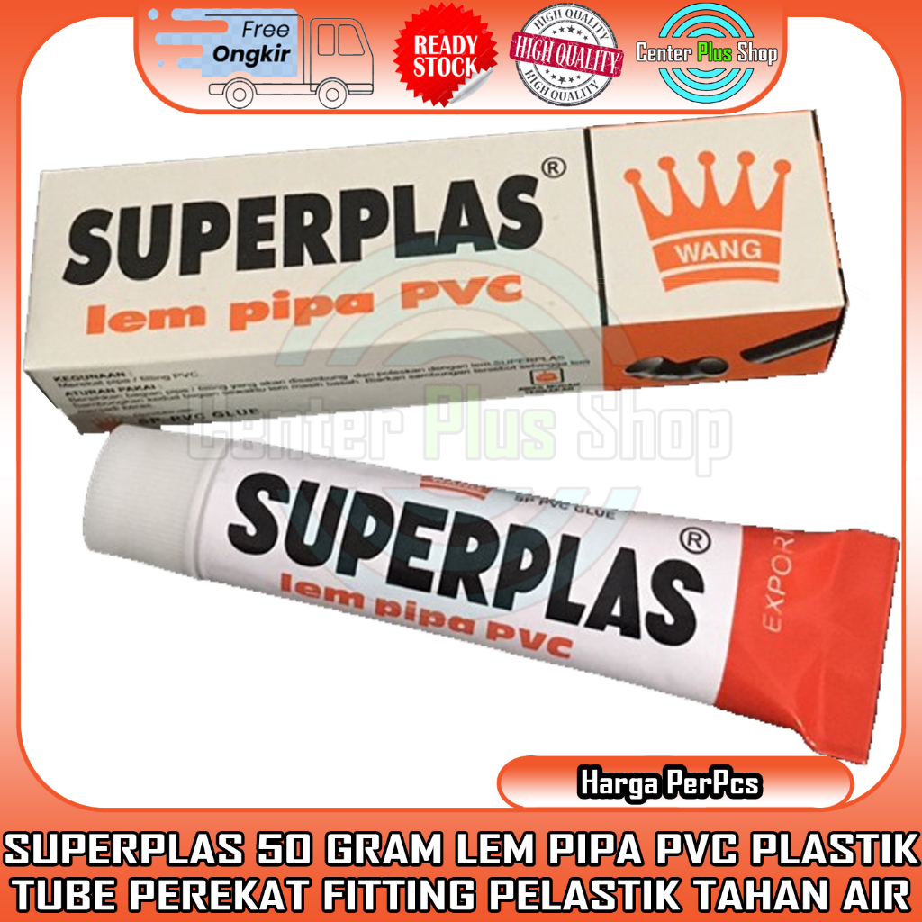 Jual Lem Pipa Superplas Pvc 50gr Perekat Paralon Tube Odol Pipe 50 Gram ...