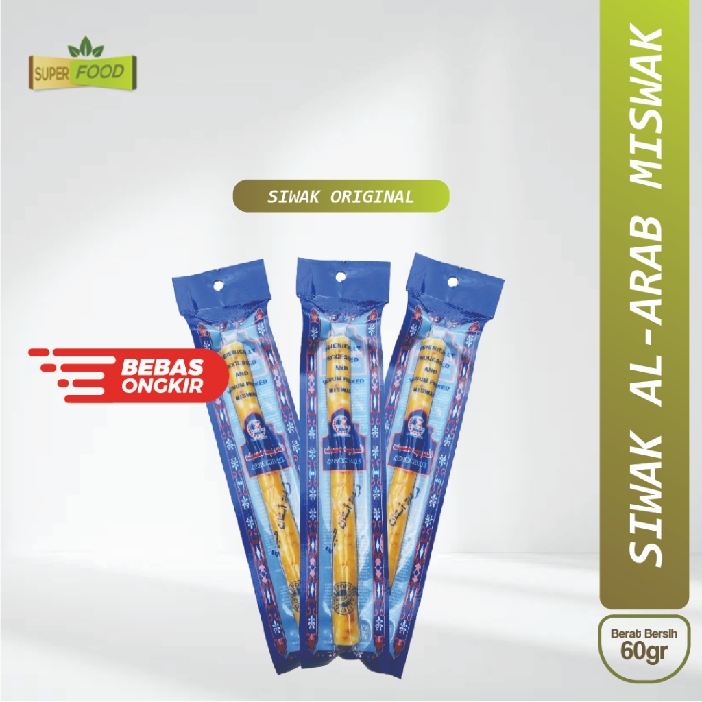 Jual SIWAK AL KHAIR / MISWAK / KAYU SIWAK | Shopee Indonesia