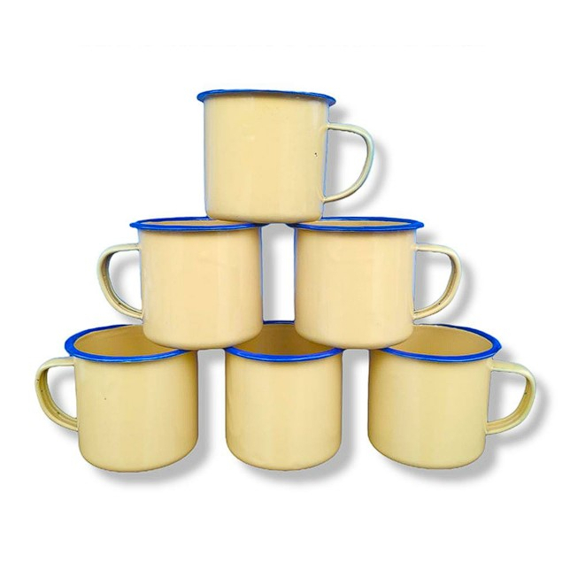 Jual Gelas Mug cangkir enamel bribik seng blek jadul polos 7cm | Shopee ...