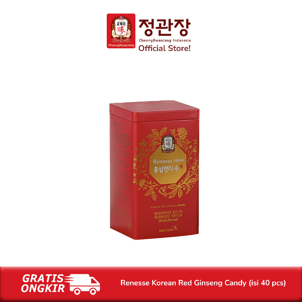 Jual JungKwanJang Renesse Red Ginseng Candy 240gr - Permen Ginseng ...