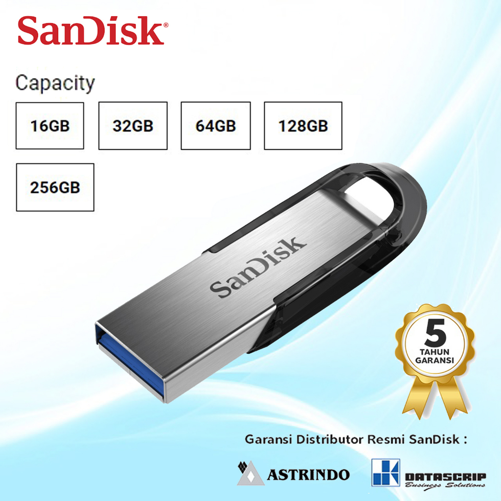 Jual Flashdisk SanDisk 16GB | 32GB | 64Gb | 128GB | 256GB USB 3.0 Ultra ...