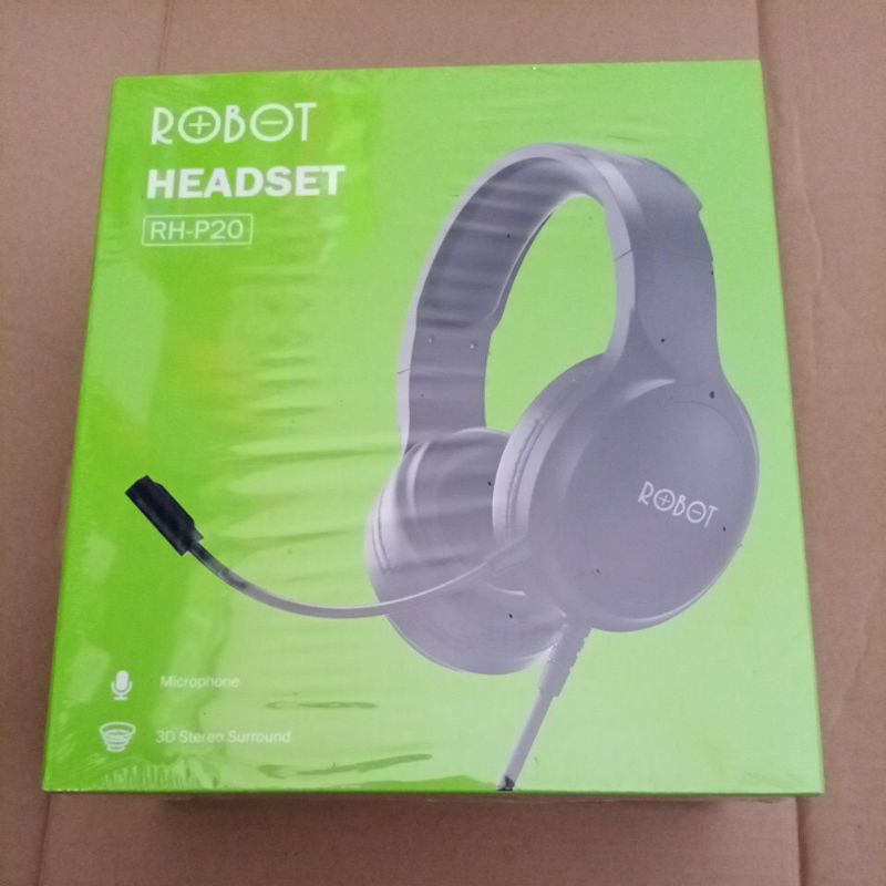 Jual Headset Gaming Robot Rh-P20 Black | Shopee Indonesia