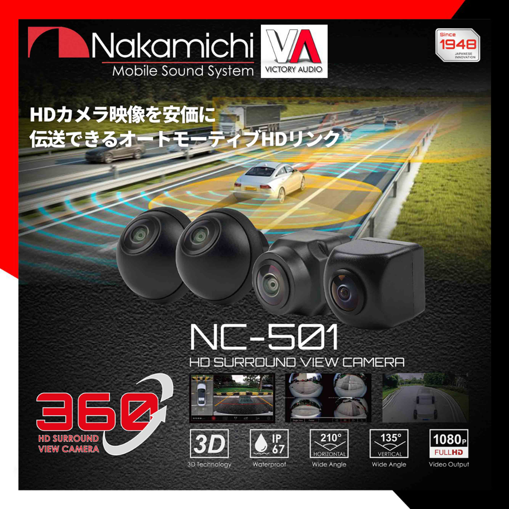 Jual Kamera 360 Mobil 3 Dimensi NAKAMICHI NC-501 NC501 NC 501 Full HD ...
