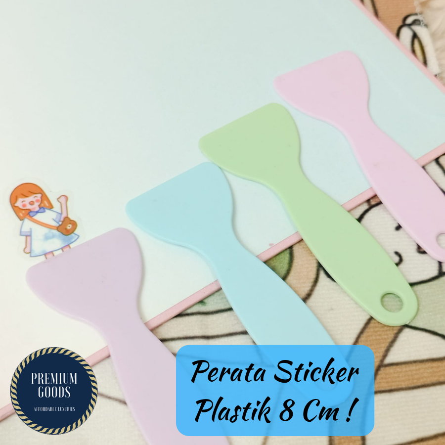 Jual SEPATULA STIKER ECERAN UKURAN 8 CM MINI WARNA WARNI / PERATA ...