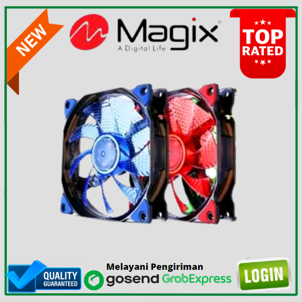 Jual MAGIX FAN CASING 120MM PC CASE FAN WARNA | Shopee Indonesia