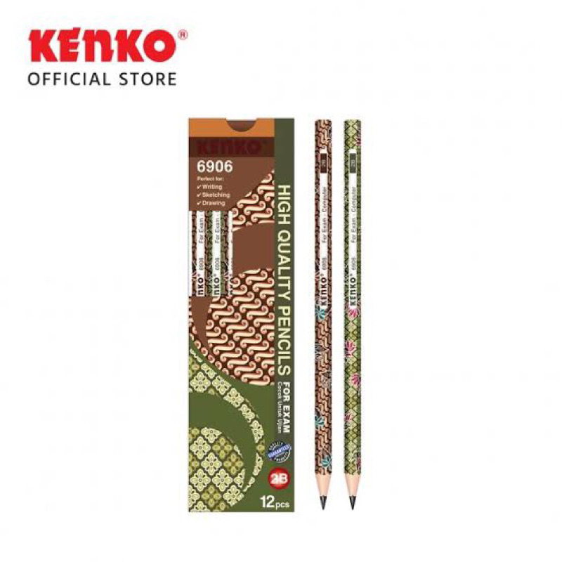 Jual PENSIL KENKO 2b BATIK ORIGINAL | Shopee Indonesia